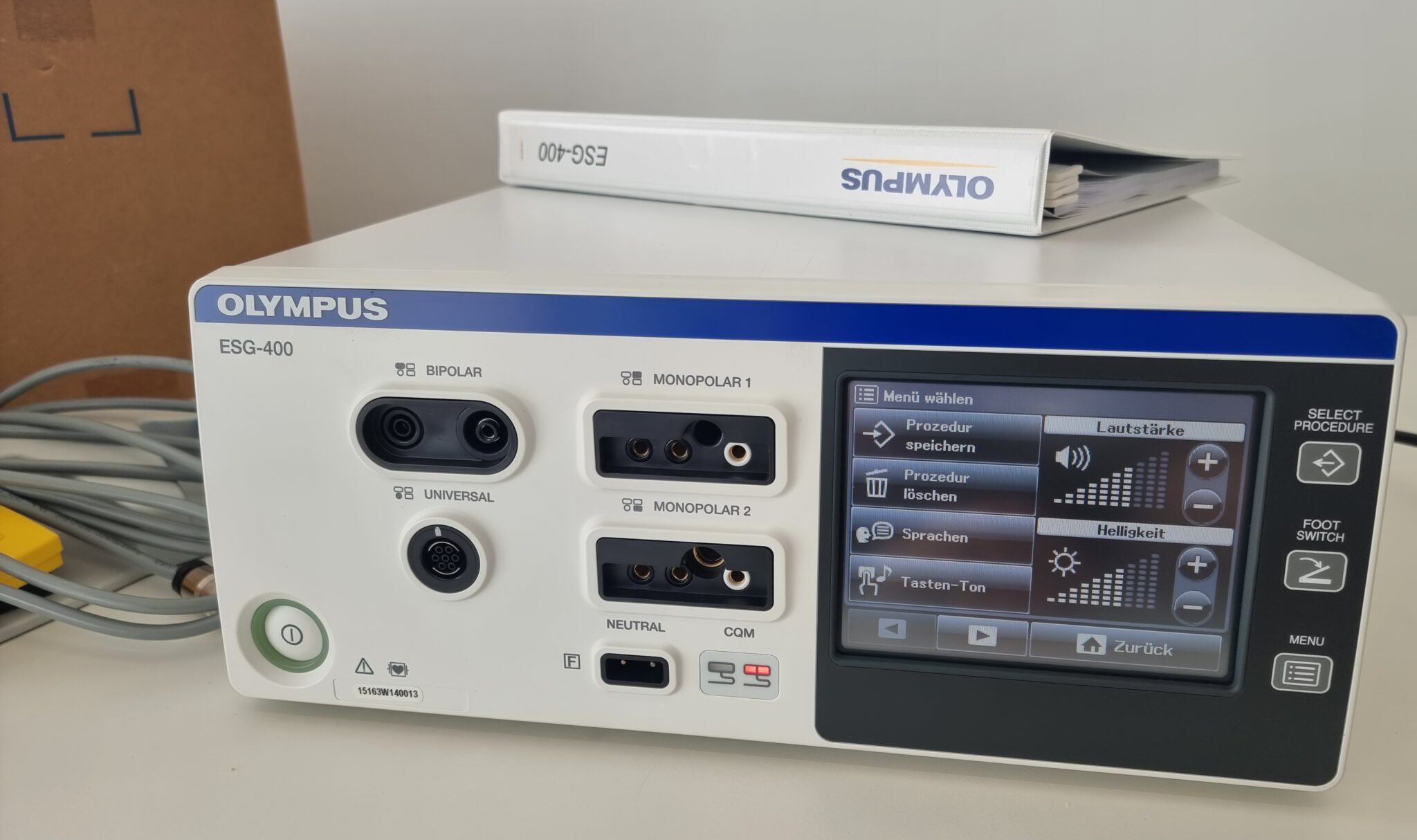 Olympus ESG-400 HF-Generator high frequency generator electrosurgical generator ESG400 – WB-INDUTECH